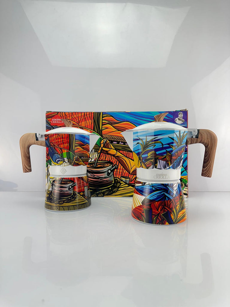 Set de 2 Cafeteras Abuelo y Abuela de Puerto Rico Edición Limitada Edg ...