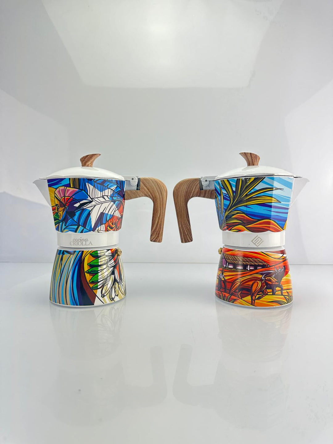 Set de 2 Cafeteras Abuelo y Abuela de Puerto Rico Edición Limitada Edg ...